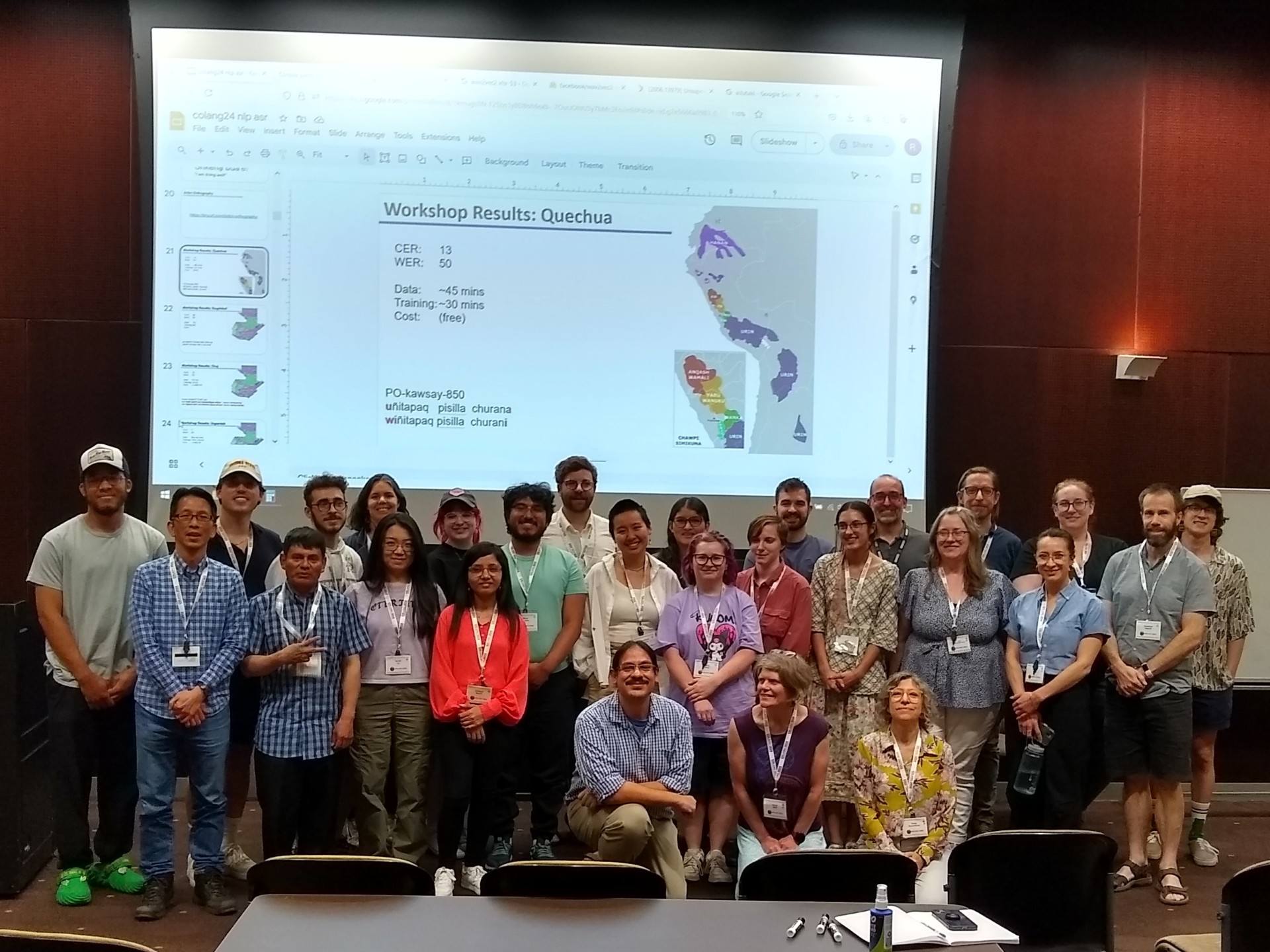 Gaby de la Cruz-Sánchez and Eric Jackson taught a workshop on ...